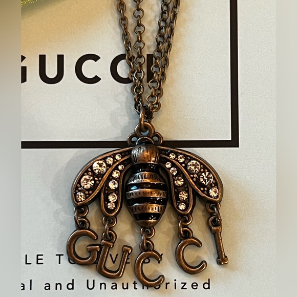Gucci | Jewelry | Gucci Pendant Bee Antique Large Rare | Poshmark